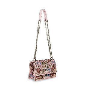 Betsey Johnson Rhinestone Convertible Shoulder Bag, Floral