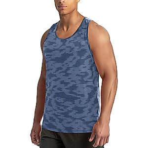 Zengjo Muscle Tank Tops for Men Athletic(Grey,XL)