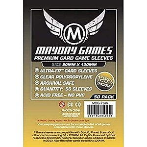 50 Mayday 80 x 120 Dixit Premium Card Sleeves Board Game