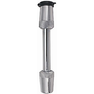 Trimax TH4 5/8" x 4-3/8" Diameter Premium Keyed Receiver Lock, Silver