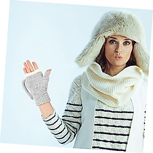 CLISPEED 1 Set Heated Gloves Ski Gloves Outdoor Gloves Knit Gloves USB Computer Gloves Electric Winter Gloves Unisex Heating Gloves Winter Warm Gloves Outdoor Sports Gloves Hand Covers Man