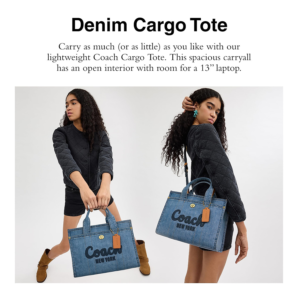 Coach Cargo Tote, Indigo