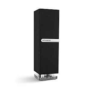 Polaroid PBT3001BK Mini Bluetooth Speaker, Slim, Single-Tower Design (Black)