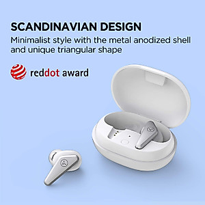 Libratone Track Air True Wireless Earbuds Stylish Design Great Sound,Noise Isolation Earphones, Sweat-Resistant for Workout, Ultral-Light Small, Long Battery Life White