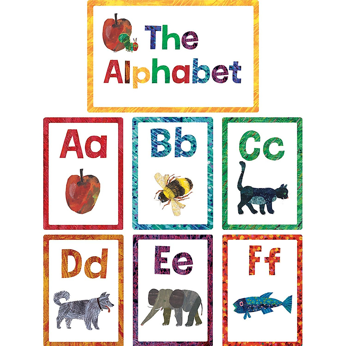 Carson Dellosa Education World of Eric Carle™ Alphabet Bulletin Board Set, 27 Pieces