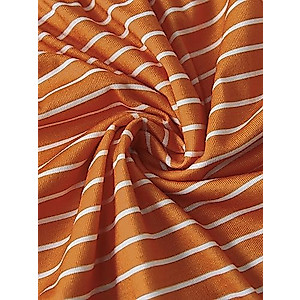 Women Casual Long Sleeve Tunic Dress Cute Button V Neck Swing Babydoll Flowy Tiered Mini Ruffles Dresses Loose Leopard Striped Color Block