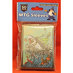 MTG Sleeves 50 MTG Standard Card Sleeves Deck Protector - Great White Wave