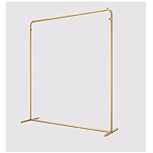 Iron Continental Clothes Rail,Shelf Display Garment Hanging Display, Fashion/Golden / 160cm