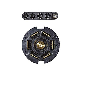 RV Designer, P718, 7-Way RV to 5-Way Flat Adapter, Pollak