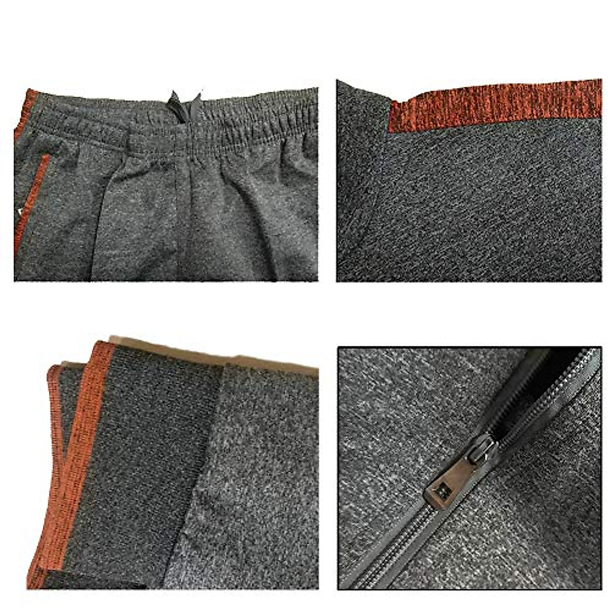 KASUNA Men's Tracksuits Casual Athletic Sweatsuit 2 Piece Track Suits Set Long Sleeve Training Jogging Outfits Full Zip Hei-M