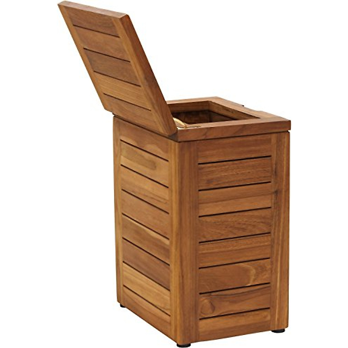 AquaTeak Spa Waste Basket with Lid