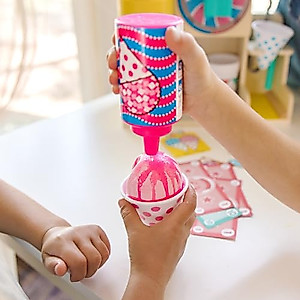 Melissa & Doug Fun at The Fair! Wooden Snow-Cone and Slushie Play Food Set - FSC Certified