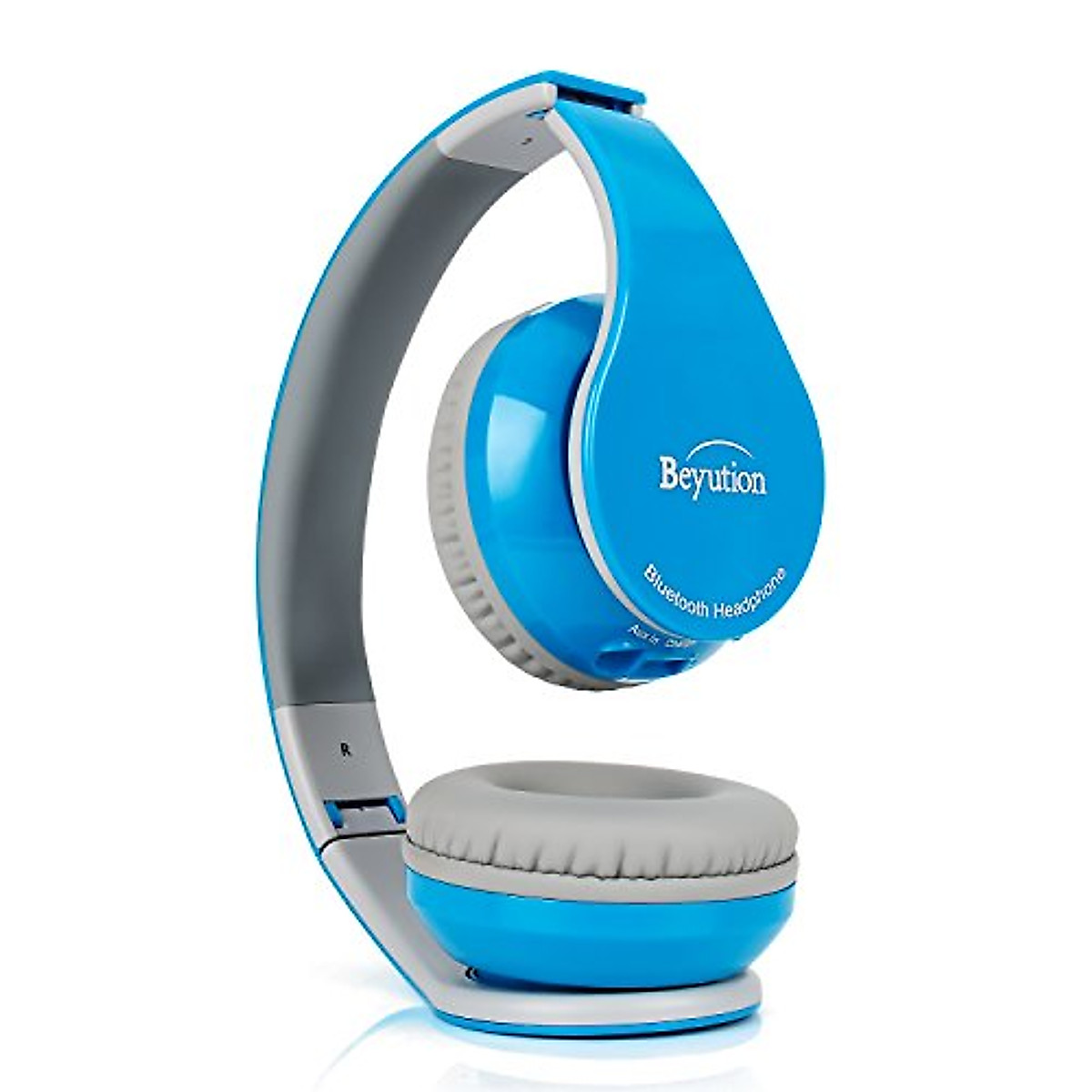 New Blue Color Over-Ear- HiFi Stereo- Bluetooth Headphones Headset-with Retail Package!