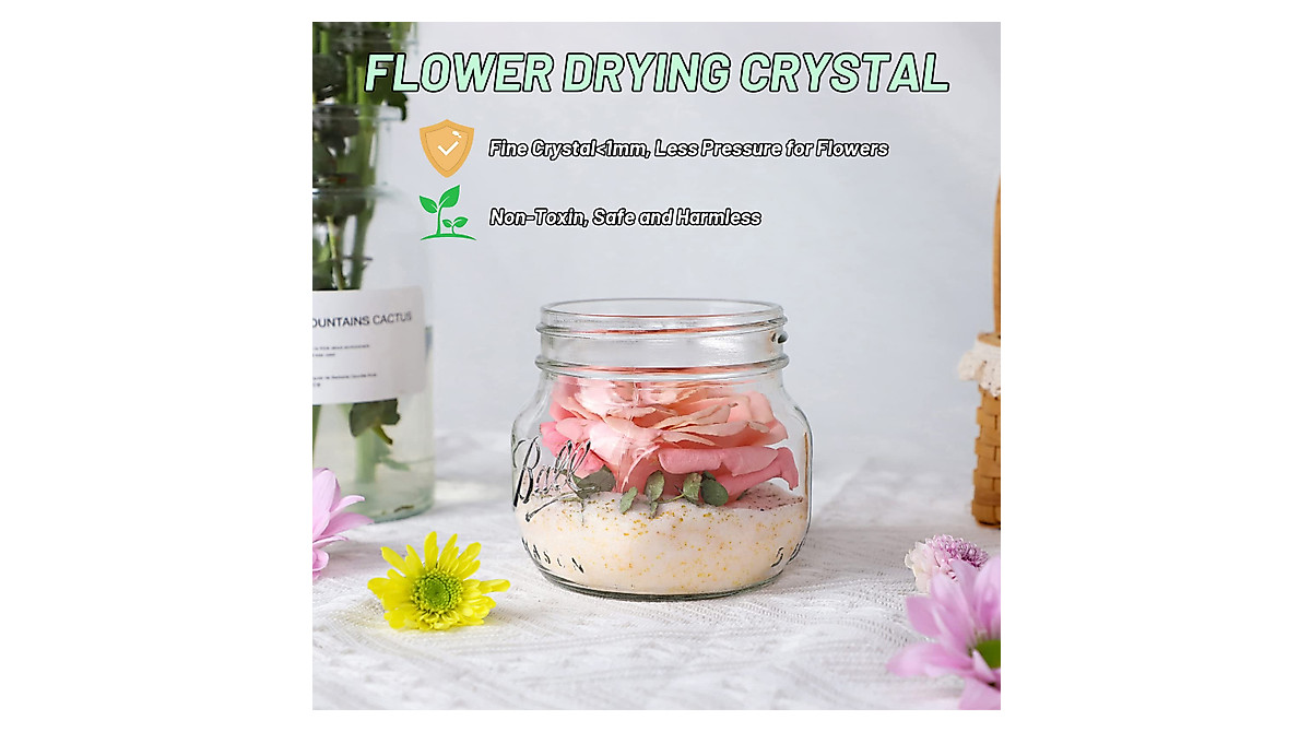 Eazy2hD Silica Gel Flower Drying Crystals - Preserve Blooms