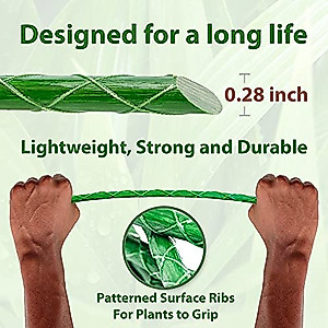 Eco Friendly 4-FT Fiberglass Garden Stakes, Tomato Stakes, Plant Stakes (Pack of 20), 0.31-Inch Dia