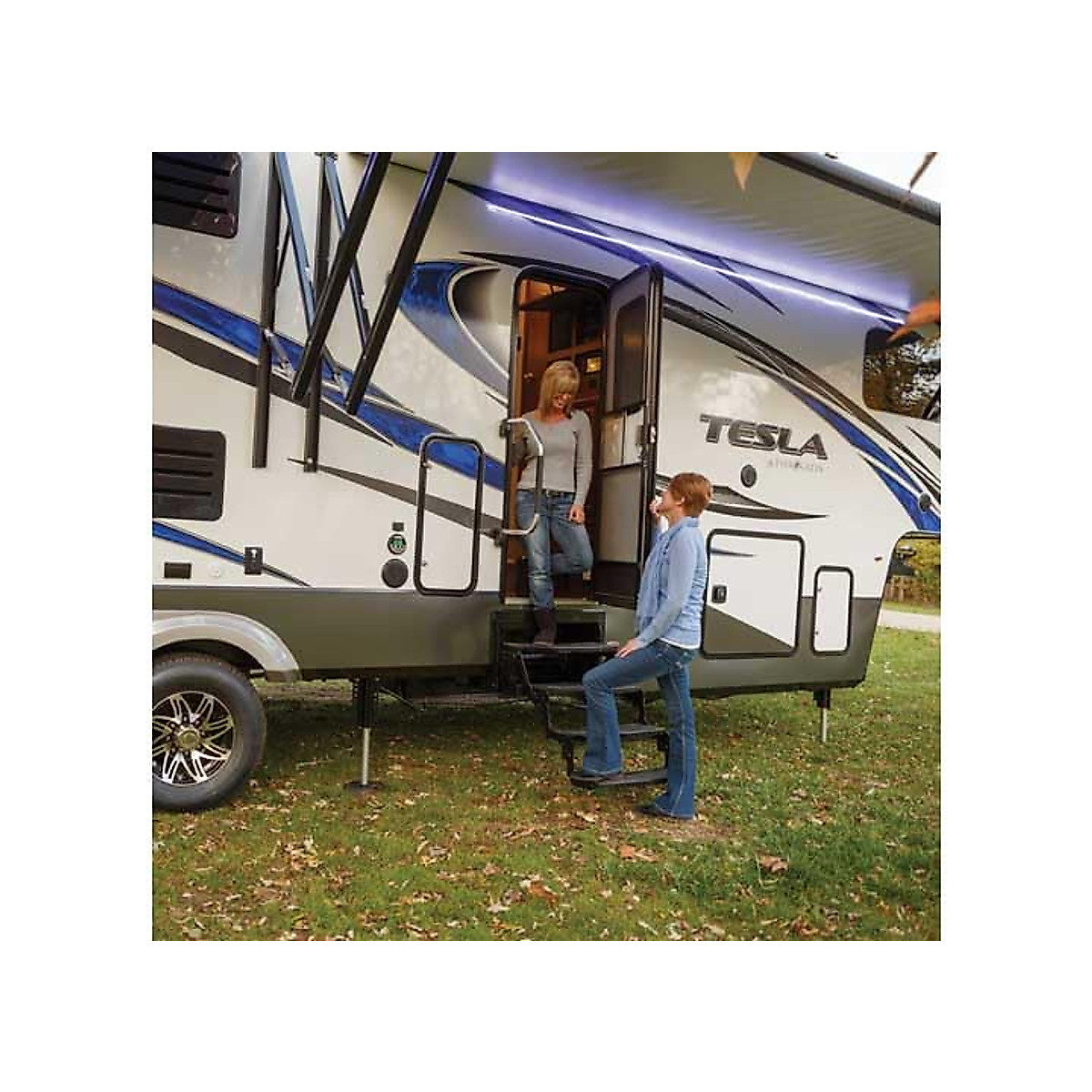 Lippert Components - 909506003 379600 Lippert 379600 Kwikee Glow-In-The-Dark Step Tread