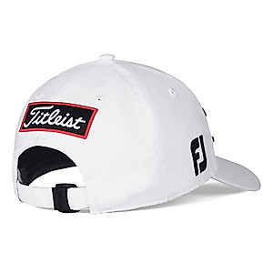 Titleist mens Titleist Men s Tour Performance Hat, White/Navy, Small-Medium US