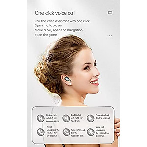 proQual M31-A Wireless Earphone in-Ear Low Latency Mini Stereo Sound Bluetooth-Compatible 5.2 Earbud for Gaming Bluetooth-Compatible