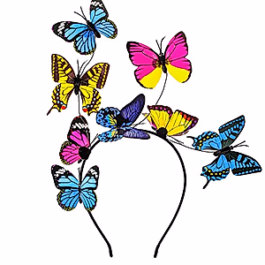 LYL. Ling Butterfly Wings For Girls, Double-Sided Fairy Wings, Kids Halloween Butterfly Costumes, 3PCS Butterfly Cape Set.