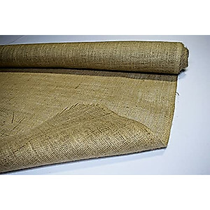 USA Fabric Store Burlap Natural Jute Fabric 10 Oz 72" Wide by The Yard Premium Vintage Upholstery