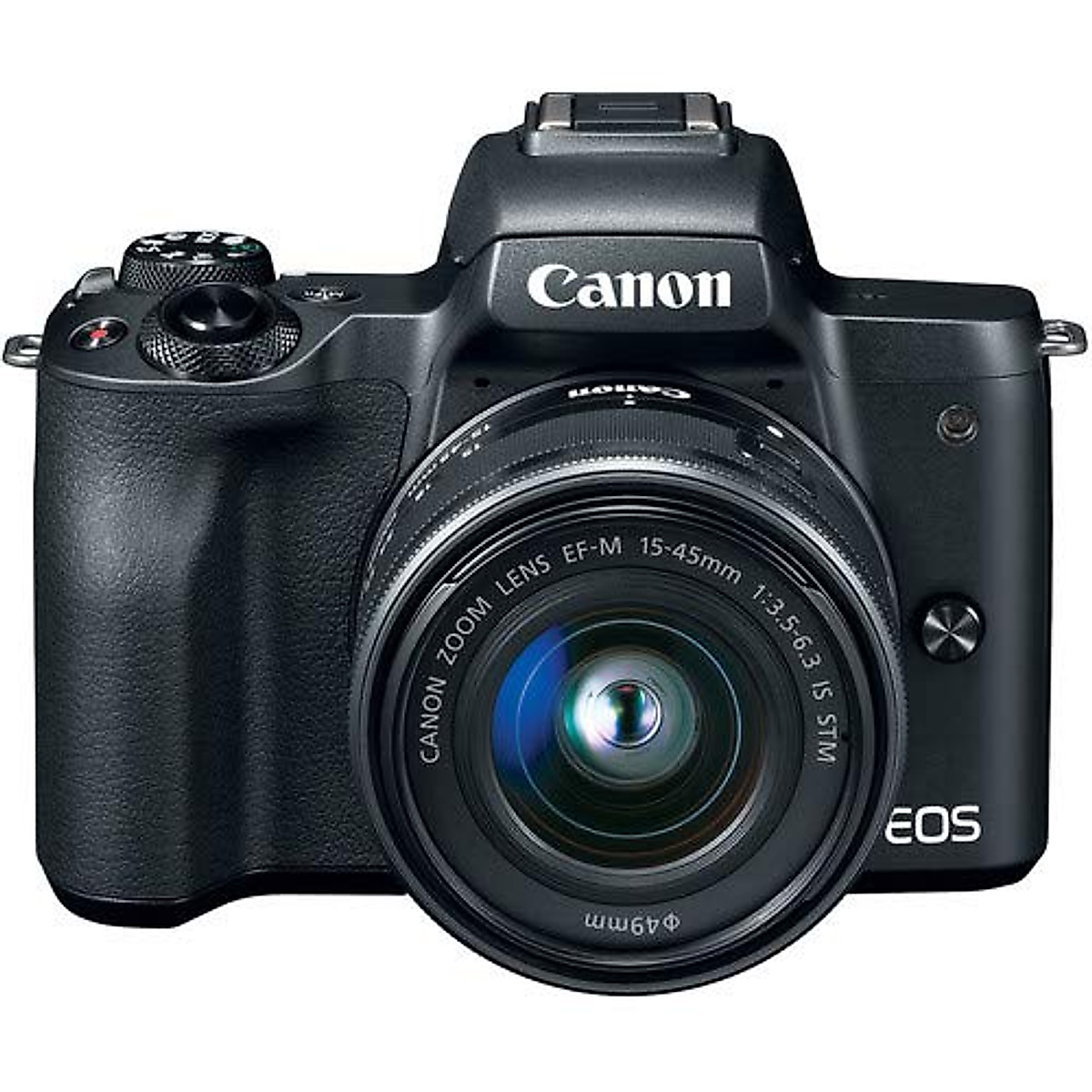 Canon EOS M50 Mirrorless Digital Camera Bundle + 15-45mm Lens (Black) - 2680C011