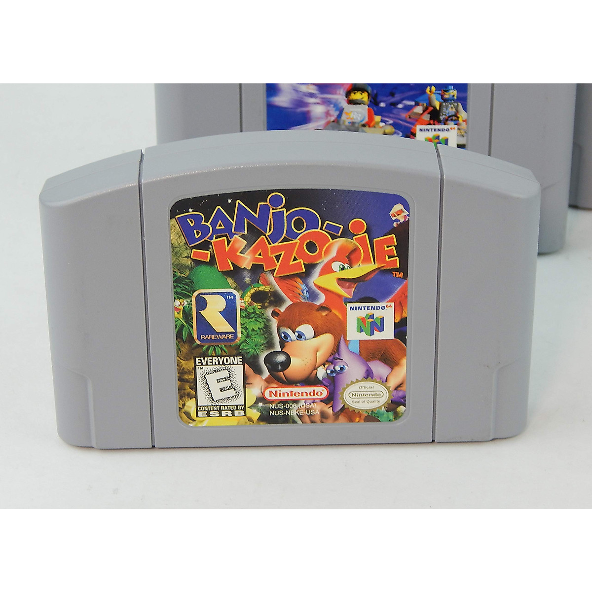 N64 System with Controller, Hookups, and Super Mario 64