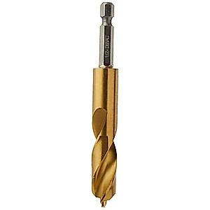 DEWALT Drill Bit, Impact Ready, Titanium Nitride Coated, 1/2-Inch (DD5132)