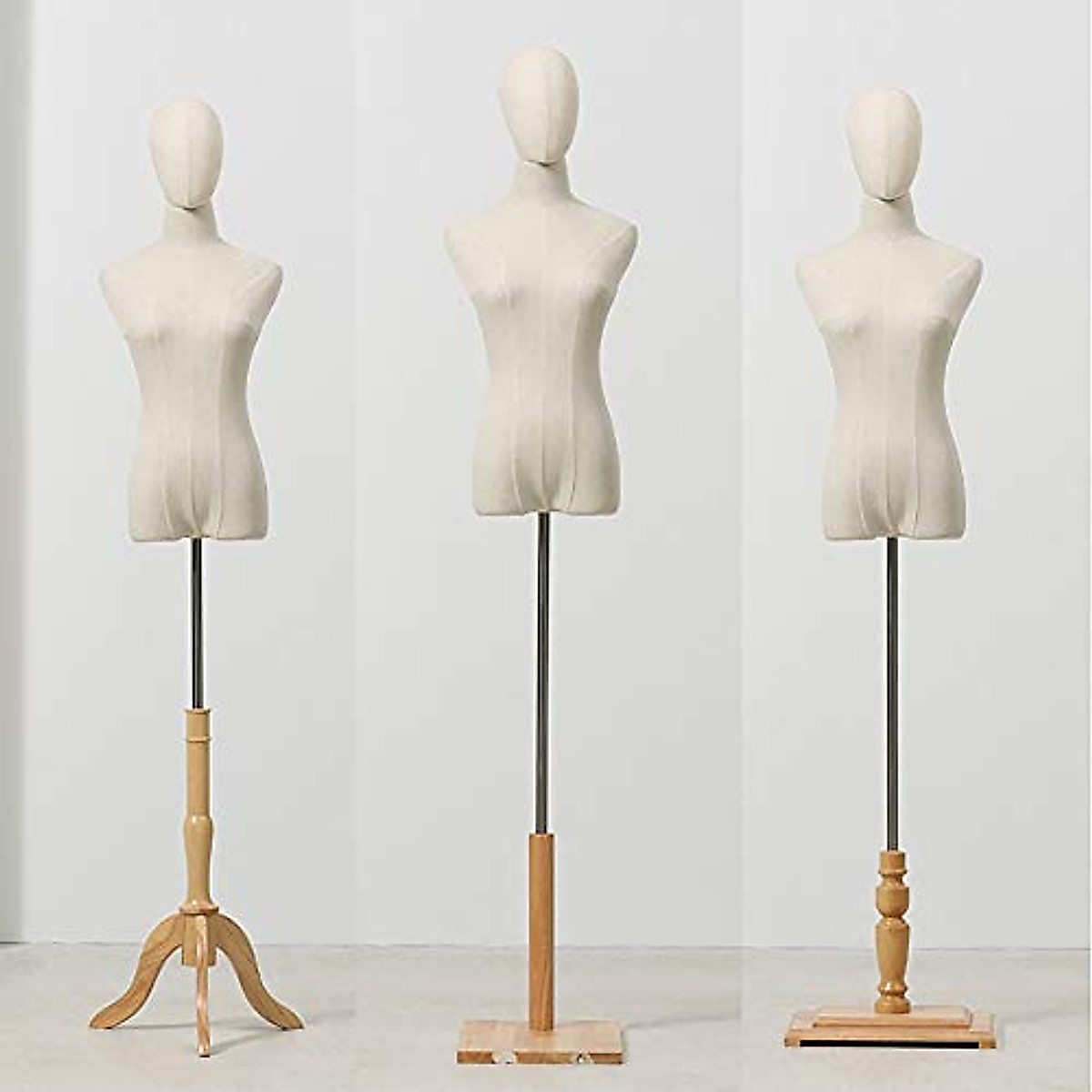 Mannequin Tailors Dummy Dressform Tailors Dummy Clothing Store Mannequins Dummy Model Students Mannequin (Beige C)