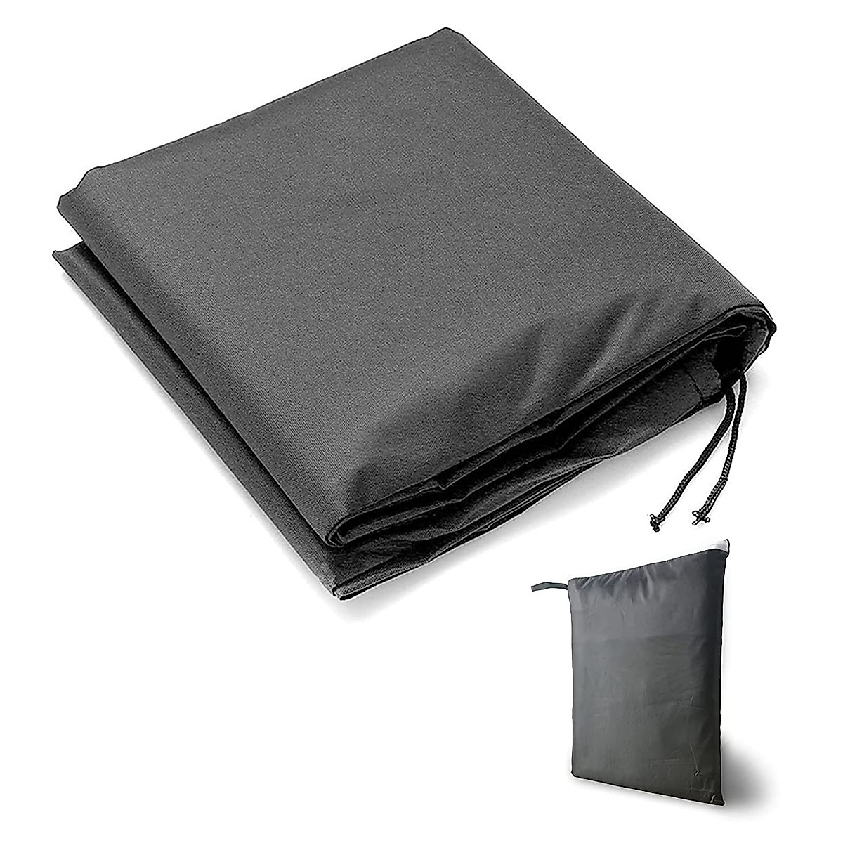 Hot Tub Top Cover, Square Waterproof UV Resistance Spa Bathtub Protector Covers with Tightening Elastic Rope, Outdoor Furniture Anti-Snow Cover, Swimming Pool Dust Cover (215*215*30cm,Grey)