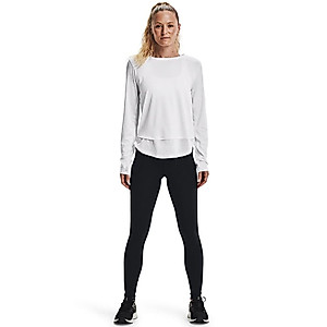 Under Armour Womens Motion Leggings, Black (003)/Jet Gray, X-Large Tall