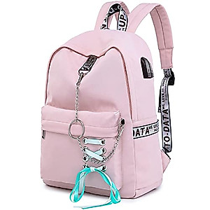 Hey Yoo Backpacks for Girls Backpack for School Bag Bookbag Aesthetic Cute School Backpack for Girls Teens