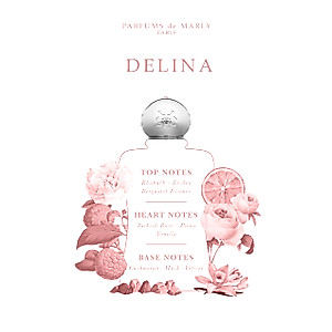 Parfums de Marly - Delina - 1 Fl Oz - Parfum for Women - Top notes Rhubarb, Lychee, Bergamot Essence - Heart notes Turkish Rose, Peony, Vanilla -Base notes Cashmeran, Musk, Vetiver - 30ml