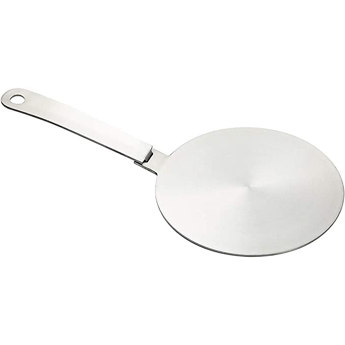 2020 Newest Heat Diffuser Stainless Steel Induction Adapter Plate Removable Handle Coffee Milk Cookware Induction Hob Heat Cooking Diffuser for Electric Stove 5.5inch