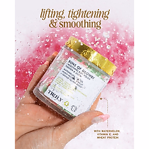 Truly Beauty Buns of Glowry Body Polish - Exfoliating Body Scrub - Brightening Body Scrubs for Women Exfoliation, Keeps Skin Hydrated, Helps Smoothen Cellulite and Stretch Marks - 2 OZ