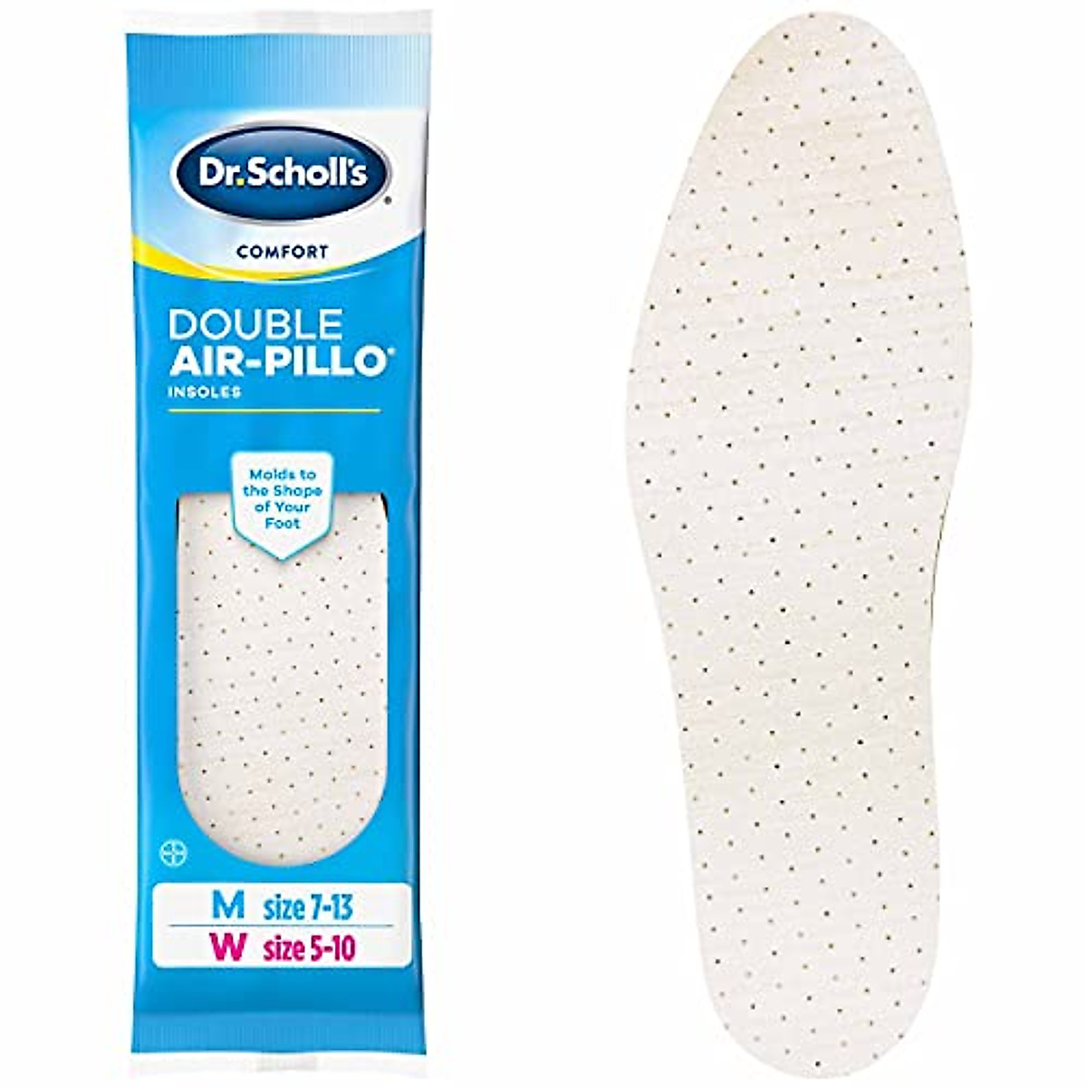 Dr. Scholl's Double Air Pillo + Insole Unisex (6-Pack)