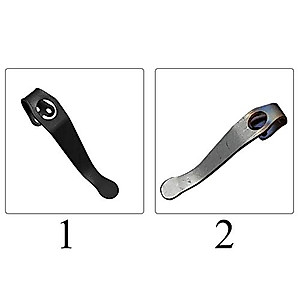 RICH Pocket Clip Portable DIY Deep Carry Practical Waist Accessories Solid Back Durable Tool Titanium Alloy Compact for C81 C10 C11 3-Hole