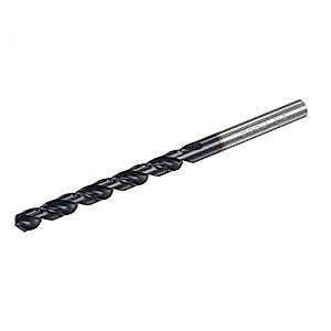 uxcell 6.1mm M42 High Speed Steel Jobber Drill Bits, TiCN Coated Round Shank Twist Drill Bit for Stainless Steel, Alloy and Hard Steel