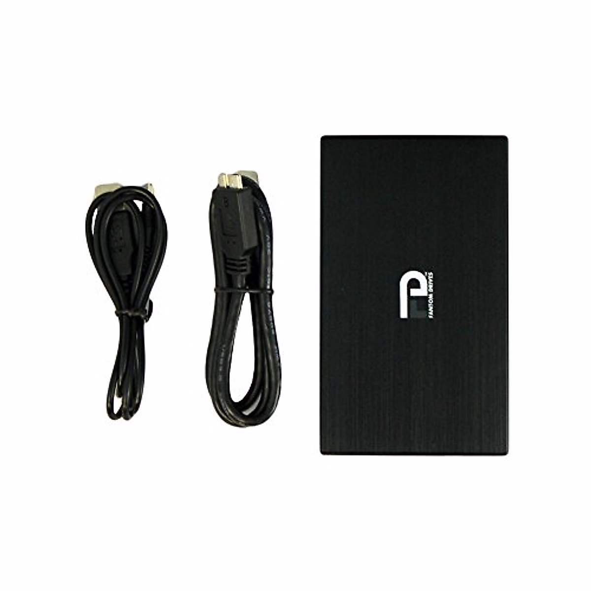 FD 1TB Portable Hard Drive - USB 3.2 Gen 1 - 5Gbps - Aluminum - Black - Compatible with Xbox One, One S, One X (XB-1TB-PGD) by Fantom Drives