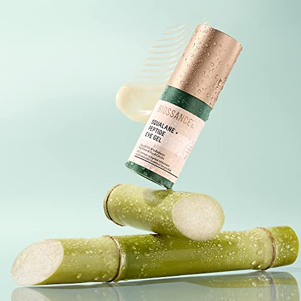 Biossance Squalane + Peptide Eye Gel. Reduce Dark Circles and Puffiness, Improve Fine Lines and Hydrate with Niacinamide and Peptides (0.5 ounces)