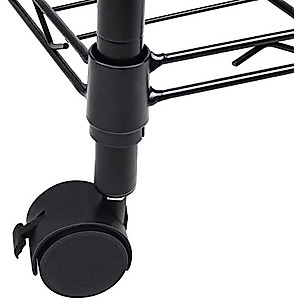 YSSOA Heavy Duty 5-Shelf Shelving Unit, 30" W x 14" D x 61" H, 5 Tier, Black, 1 Pack, 1 Pack