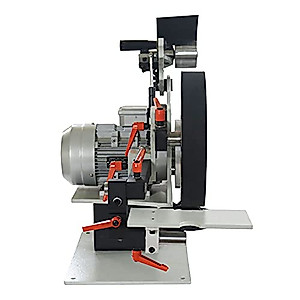 INTSUPERMAI Variable Speed 72 inch Belt Grinder Belt Sander Knife Grinder with Base and Multi-funchion Reversible Controller 220V