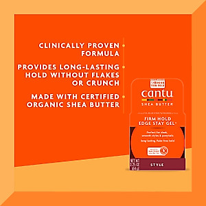 Cantu Extra Hold Edge Stay Gel, 2.25 Oz