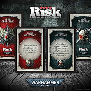 Risk Warhammer 40,000 Board Game | Based on Warhammer 40k from Games Workshop | Officially Licensed Warhammer 40,000 Merchandise | Themed Risk Game