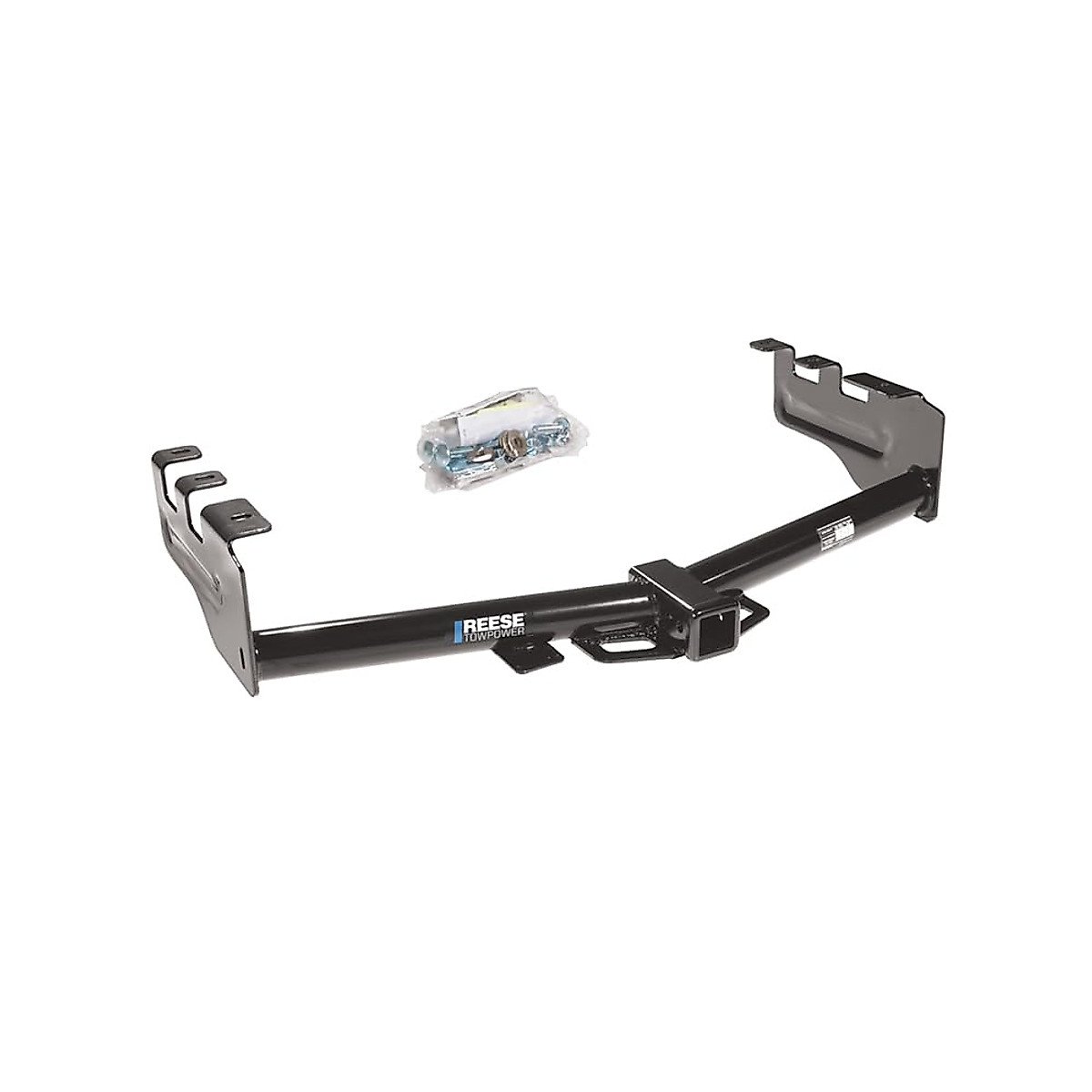 Reese 44564 Class III-IV Custom-Fit Hitch with 2" Square Receiver opening, includes Hitch Plug Cover , Black