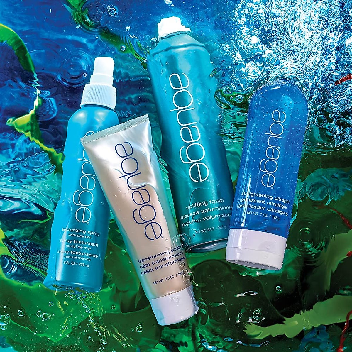 AQUAGE Transforming Paste, Non Greasy Formula, Creates Texture and Hold Simultaneously, Provides Long Lasting Style Retention, Yet Maintains Flexibility, 4.6 Fl Oz