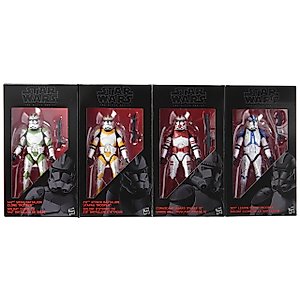 Star Wars The Black Series Clone Troopers of Order 66 6-Inch Action Figures