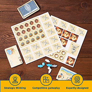 Thames & Kosmos | Targi | Two Player Game | Strategy Board Game | Golden Geek Award Nominee | Kennerspiel Des Jahres Award Finalist