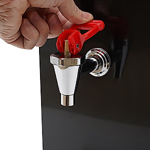 LOHISHILO Commercial Milk Frother 2000W 8L Electric Steam Milk Frothing Machine Steam Boiling Water Machine, Milk Foam Espresso Machine with LED Display for Coffee Milk Tea Dessert, Black