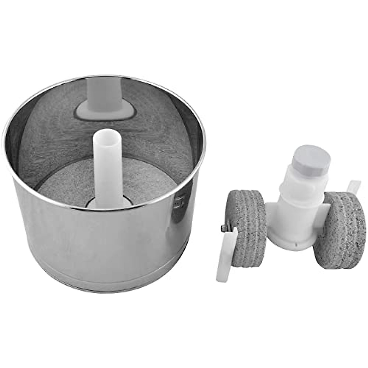 Panasonic 2 Litre Wet Grinder with Automatic Timer & Stainless steel drum| MK TSW200 W, White Color | 110-120 Volts | Suitable for USA and Canada | Dosa & Idli wet Grinder