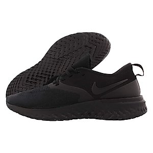 Nike Women's Odyssey Reach Flyknit 2 Running Shoe, Black/Black/White, Size 6